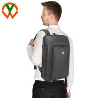 China Waterproof Business Travel Backpack With Computer Compartment For Expansion And Vacuum Compression for sale
