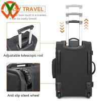 China Large Capacity Travel Duffle Bag Polyester Durable Rolling Duffle Bag With Wheels And Handle for sale