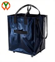 China Large Reusable Shopping Bag On Wheels Rolling Tote Lightweight Grocery Bag With Handles for sale