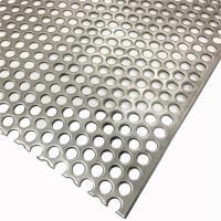 China ASTM Perforated Stainless Mesh , SS 316 Perforated Sheet For Building Decoration for sale
