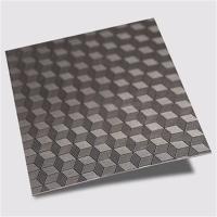 China 1mm Thickness Embossed Stainless Steel Sheet SUS 304 316 Material for sale