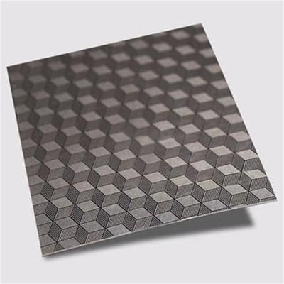 China 1mm Thickness Embossed Stainless Steel Sheet SUS 304 316 Material for sale
