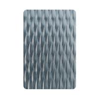 China 1mm Thickness Embossed Stainless Steel Sheet SUS 304 316 Material for sale