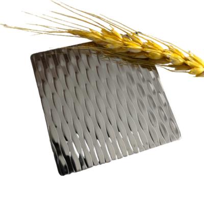 China Stamping Checkered Embossed Stainless Steel Sheet AISI ASTM Standard for sale