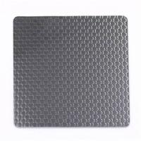 China 316 316L Embossed Stainless Steel Sheet , SS Checker Plate For Decoration for sale