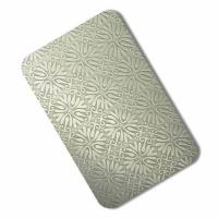 China 316 316L Embossed Stainless Steel Sheet , SS Checker Plate For Decoration for sale