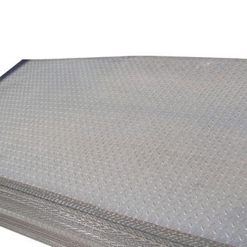 China Diamond Checkered Embossed Stainless Steel Sheet Plate Hot Rolled Anti Slip for sale