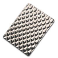 China 316L Material Embossed Stainless Steel Sheet 15mm Thickness With 2B Finish for sale