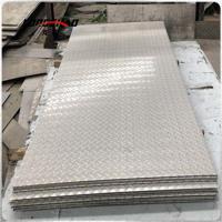 China 304 SS Stainless Steel Chequered Plate For Interior Decoration for sale