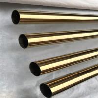 China Welded Round Ss Decorative Pipe Tubes 201 430 304 316 For Furniture Stainless Steel for sale