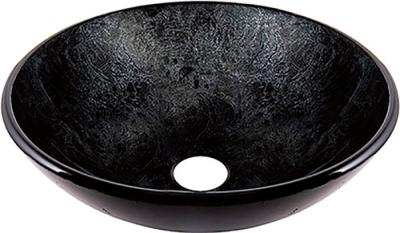 China glass round vanity top bathroom sink TY-039 420*420*145*12MM for sale