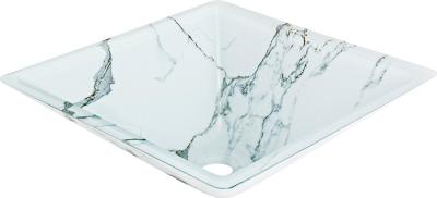 China glass rectangular  bathroom sink TY-088 420*420*145*15MM for sale
