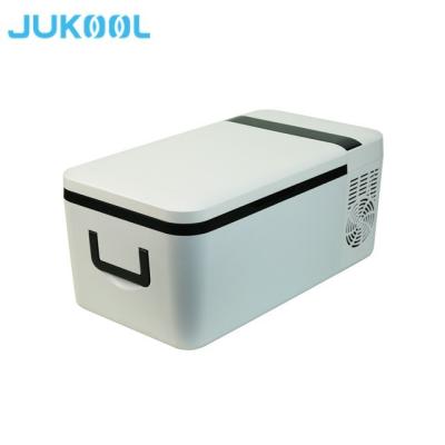China CE Certified 15L 45W Mini Car Fridge Portable Compressor Cooler Freezer for Car Home Camping for sale