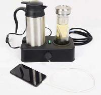 China Portable 12V 24V 800ML Electric Car Kettle Stainless Steel Water Heater for sale