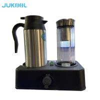 China Portable 12V 24V 800ML Electric Car Kettle Stainless Steel Water Heater for sale