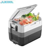 China Matt Black 24V 55L Outdoor Mini Refrigerator for sale