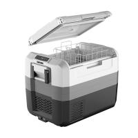 China Matt Black 24V 55L Outdoor Mini Refrigerator for sale