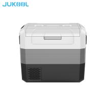 China Matt Black 65L 60W 12V Portable Fridge for sale