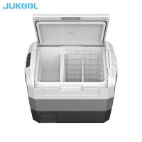 China Matt Black 65L 60W 12V Portable Fridge for sale