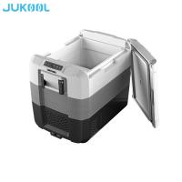 China Matt Black 65L 60W 12V Portable Fridge for sale