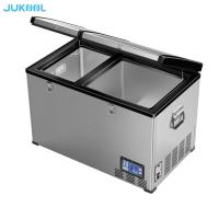 China DC24V Dual Zone 100L Car Mounted Refrigerator for sale