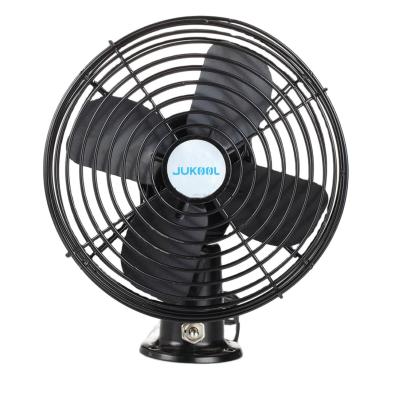 China Steel 8inch 3 Speed Adjustable 24V Car Fan for sale