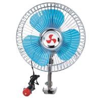 China ISO 10 Inch 24V Electric Oscillating Car Cooling Fan with Screw Mount and 150mm Blade for sale