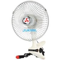 China Oscillating 12V 24V Car Fan 6 Inch Clip On with 360 Degree Swivel for Trucks Boats for sale