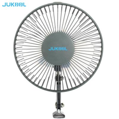 China 8 Inch 24V 24W Metal Car Fan 11.5kg Heavy Duty Truck Bus Cooling Fan for sale