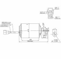 China 120W 50Hz 24V Brushless Air Conditioner Motor for sale