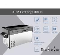 China 50L Dual Room Cooling Freezing Car Mounted Refrigerator for sale