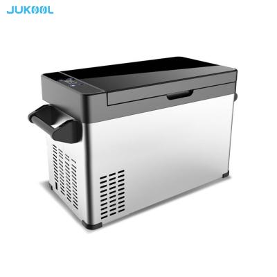 China 60L Compressor Car Freezer AC220V DC12V 24V Portable Refrigerator -20C Dual Zone for sale