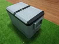 China 55L Dual Zone Car Fridge Freezer 12V 24V Portable Camping Refrigerator with German Compressor for sale