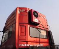 China LCD Display Split Truck Parking Air Conditioner DC12V 3500BTU for sale