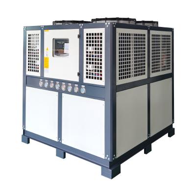 China 40HP Air-Cooled Water Chiller 120KW Industrial Cooling System with Plate Heat Exchanger for Manufacturing for sale