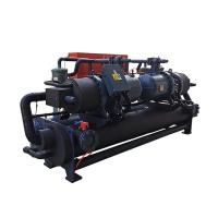 China 200HP Industrial Water Cooled Screw Chiller 710kW Cooling Capacity for Injection Molding Machines 380V-415V for sale