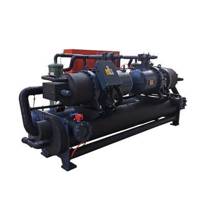 China 200HP Industrial Water Cooled Screw Chiller 710kW Cooling Capacity for Injection Molding Machines 380V-415V for sale