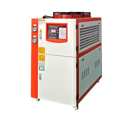 China 5HP Industrial Air-Cooled Water Chiller 15KW Capacity 380V for Plastic Processing and Chemical Cooling for sale