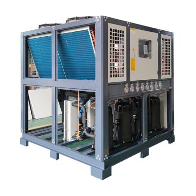 China 40HP Air Cooled Water Chiller 120KW Industrial Cooling System with R410A Refrigerant for sale
