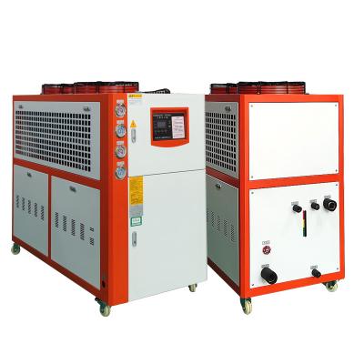 China Industrial Air Cooled Screw Chiller 18kW 6HP R22 R407C R134A 4.2MPa for sale