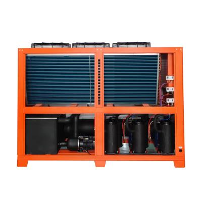 China Industrial Air Cooled Chiller 380V 18kW 6HP Dual Compressor Electroplating Cooling System for sale
