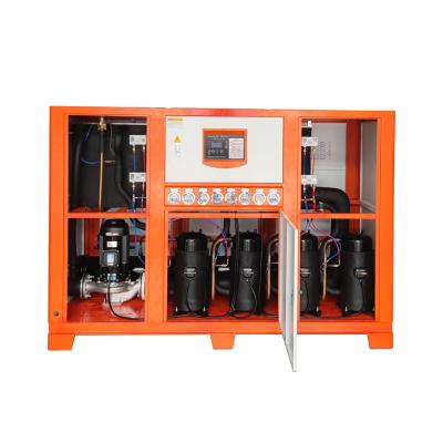 China 50HP 10 Ton Water Cooled Industrial Chiller 150KW with R22/R407C Refrigerant and 42 m³/h Flow Rate for sale