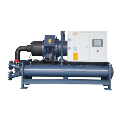 China 70HP Water Cooled Screw Chiller 280kW Cooling Capacity Industrial Commercial Refrigeration System for sale