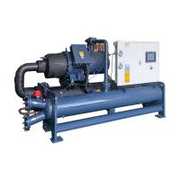 China 70HP Water Cooled Screw Chiller System 280kW Cooling Capacity with R22/R407C Refrigerant Options for sale