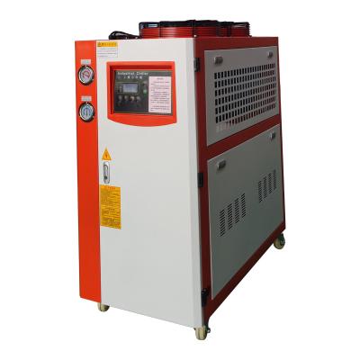 China 9KW 10HP Air Cooled Scroll Chiller 220V Fully Enclosed Industrial Cooling System for sale