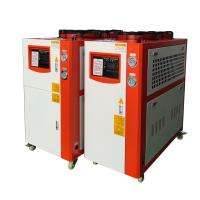 China 60Hz Air Cooled Chiller 3HP Portable Chiller Unit Customized Copper Tube Evaporator 9kW for sale