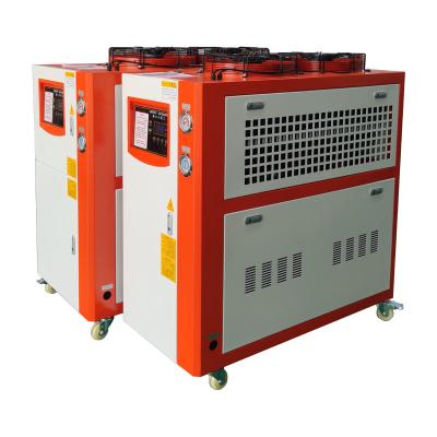 China 9KW Air Cooled Chiller 3HP Portable Water Chiller Copper Tube Evaporator 380V for sale