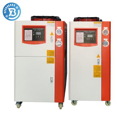 China 60Hz Industrial Water Chiller with 15kW Cooling Capacity and 6300 m³/h Air Flow for Food Freezing Applications for sale