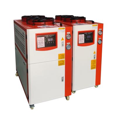 China 9KW 3HP Industrial Air-Cooled Chiller with Copper Tube Evaporator - 1190×530×1230mm Compact Design for sale
