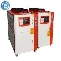 China 9KW 3HP Portable Industrial Air Chiller 380V with 67L Tank for Plating Applications for sale